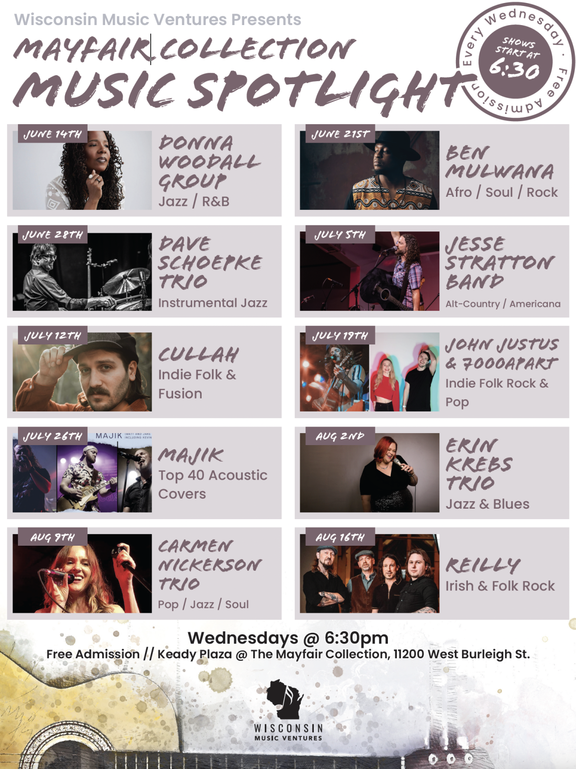 Mayfair Collection Summer Concert Series - The Mayfair Collection